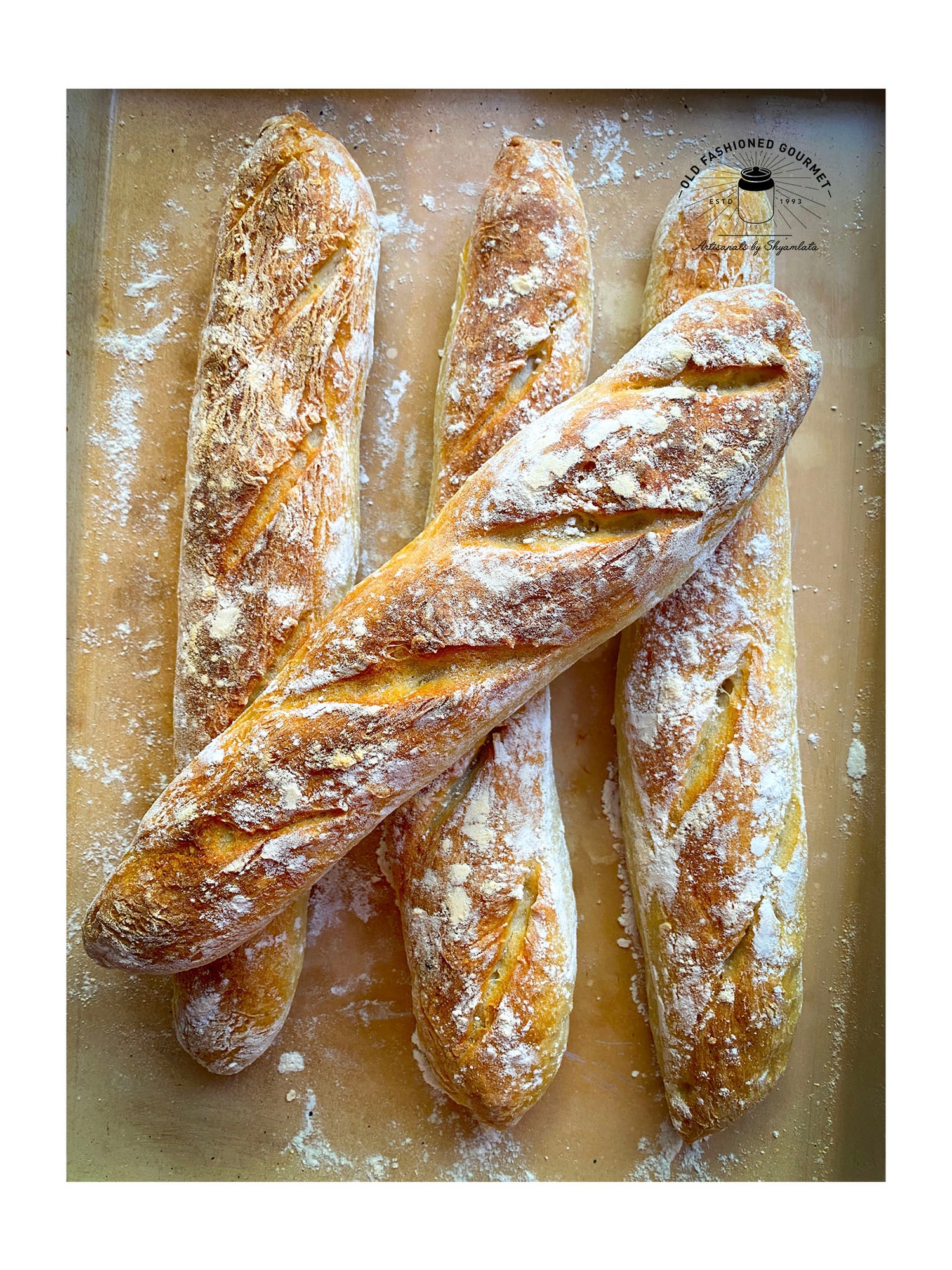 Crusty French Baguette – OLD FASHIONED GOURMET
