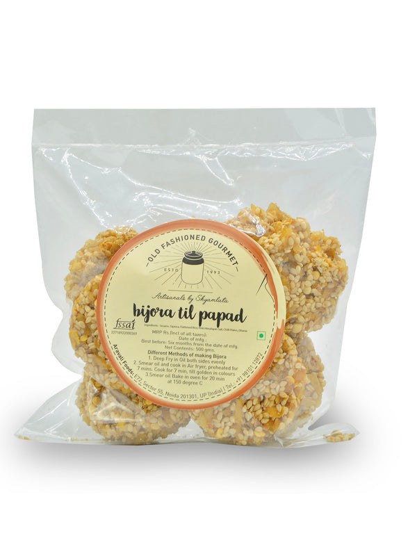 Bijora ,Til Papad – OLD FASHIONED GOURMET