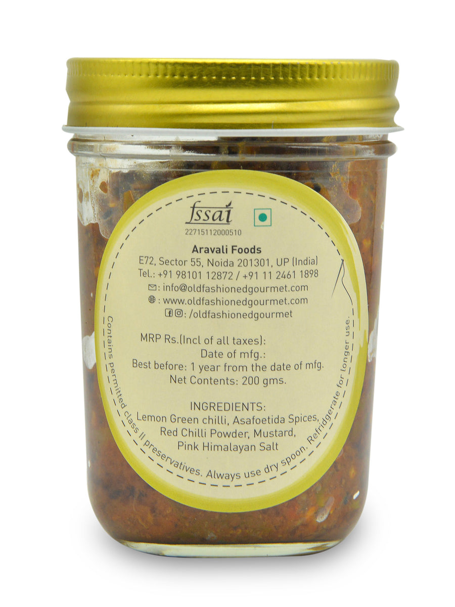 Lemon Chilli – OLD FASHIONED GOURMET