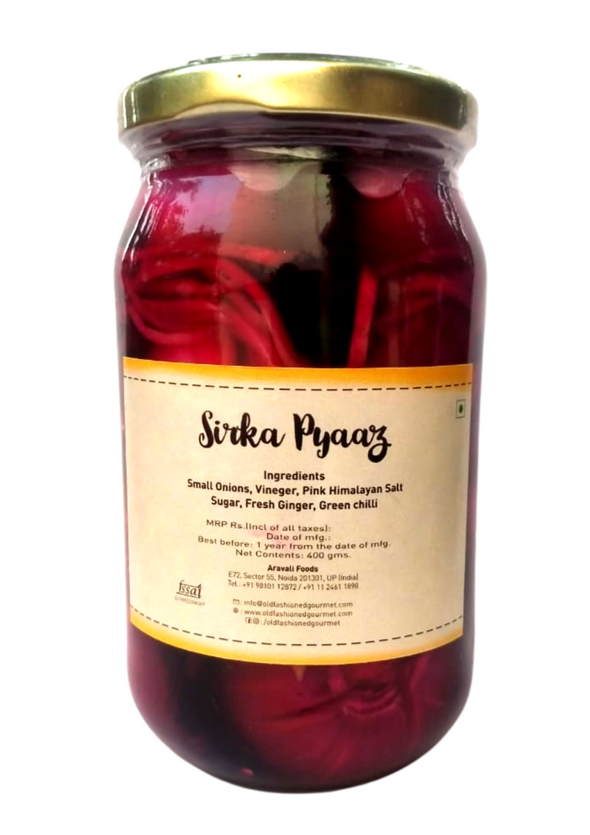 Sirka Pyaaz – OLD FASHIONED GOURMET